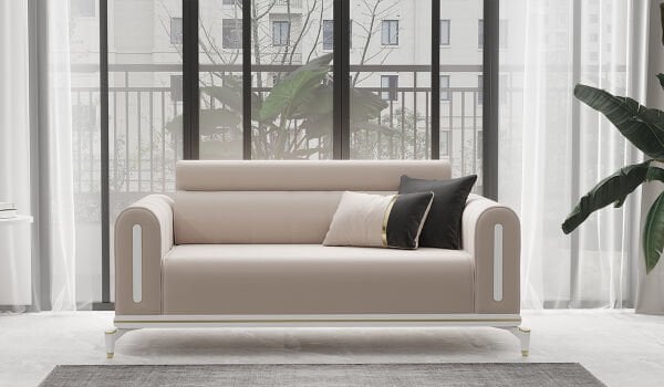 Gold Bella İkili Kanepe - Modalife Mobilya